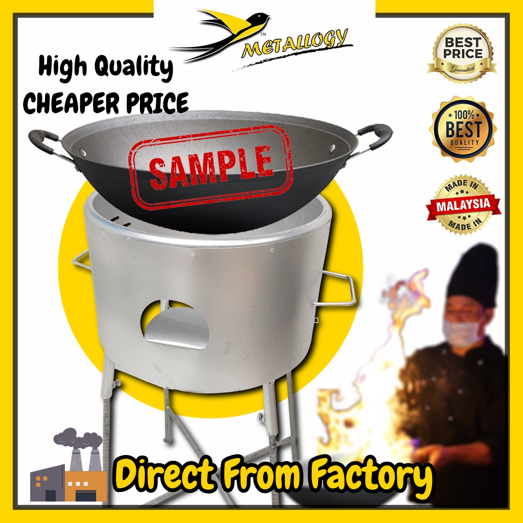 Metallogy Wok Gas Stove Stand Kitchen Stand Kuali Dapur Stand Stove ...