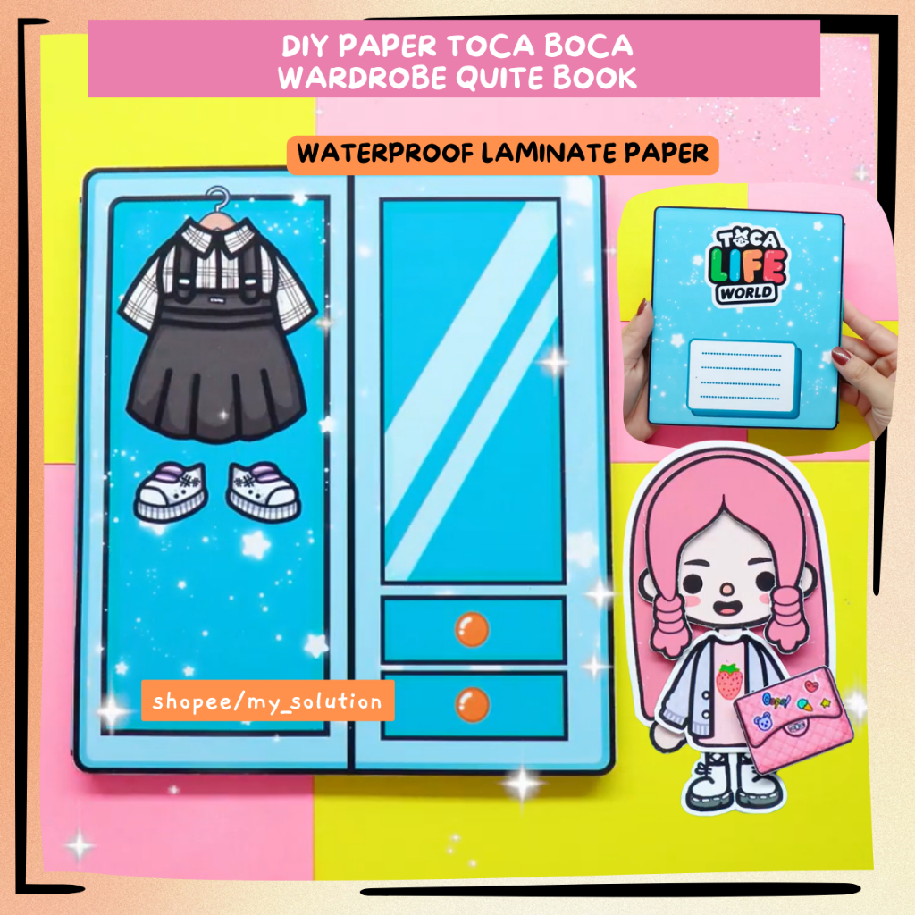 Paper Doll House Toca Boca Paperdoll Toca Boca Dress Up Wardrobe Paper ...