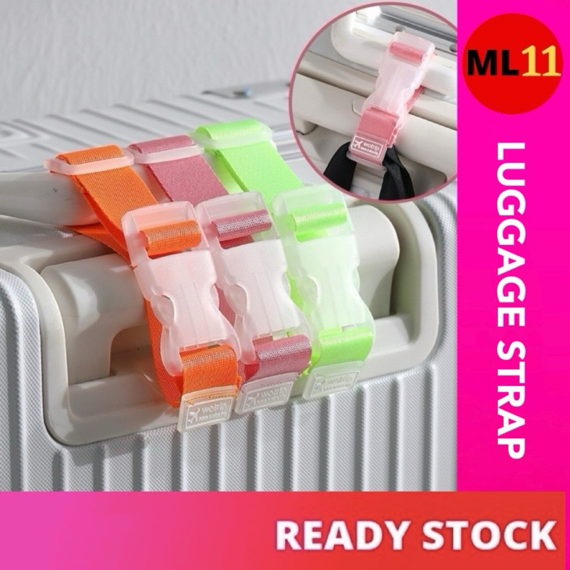 Travel Trolley Luggage External Buckle Strap Portable Clip Buckle Strap ...