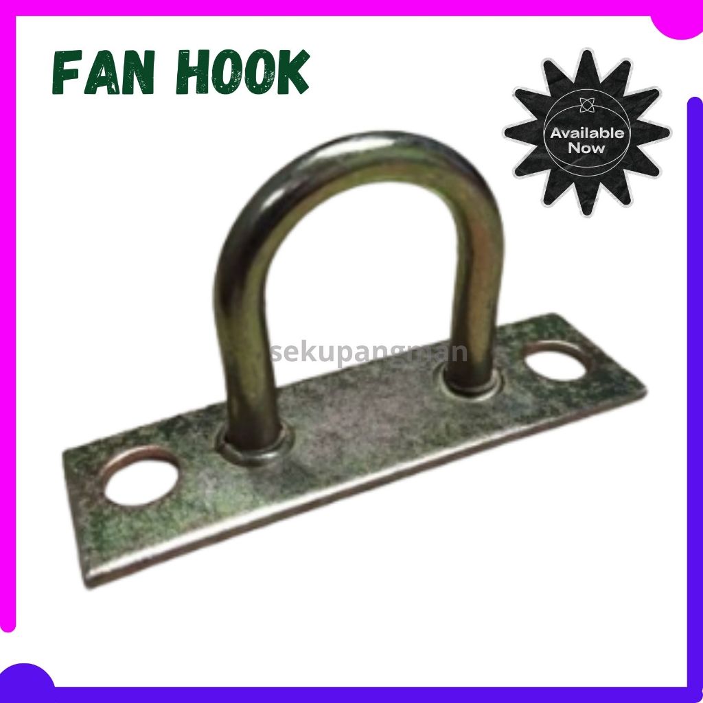 Ceiling Fan Hook D Shape Fan Hook Untuk Gantung Kipas Ceiling Siling ...