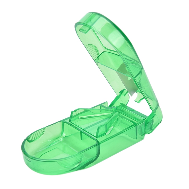 4 IN 1 Medicine Cracker Cutter Grinding Pill Box Portable Cutting ...