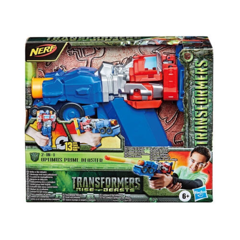 Transformers Rise of the Beasts 2-in-1 Optimus Prime Blaster | Shopee ...