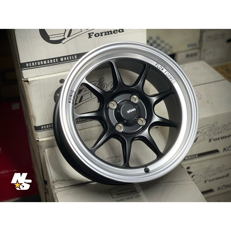 KONIG WHEELS COUNTERGRAM (15” 4-100) | Shopee Malaysia