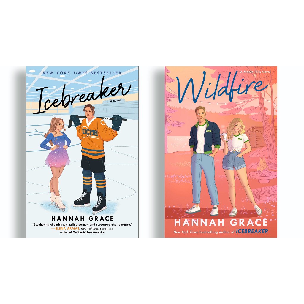 Icebreaker and Wildfire by Hannah Grace 2book set | Shopee Malaysia