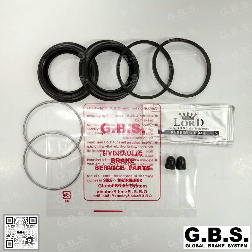 GBS Disc Brake Seal Kit For PERODUA KANCIL 850 (Front) (Half Set ...