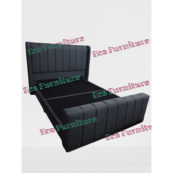 Katil Kain Hitam Katil Single Super Single Queen King Divan Katil ...
