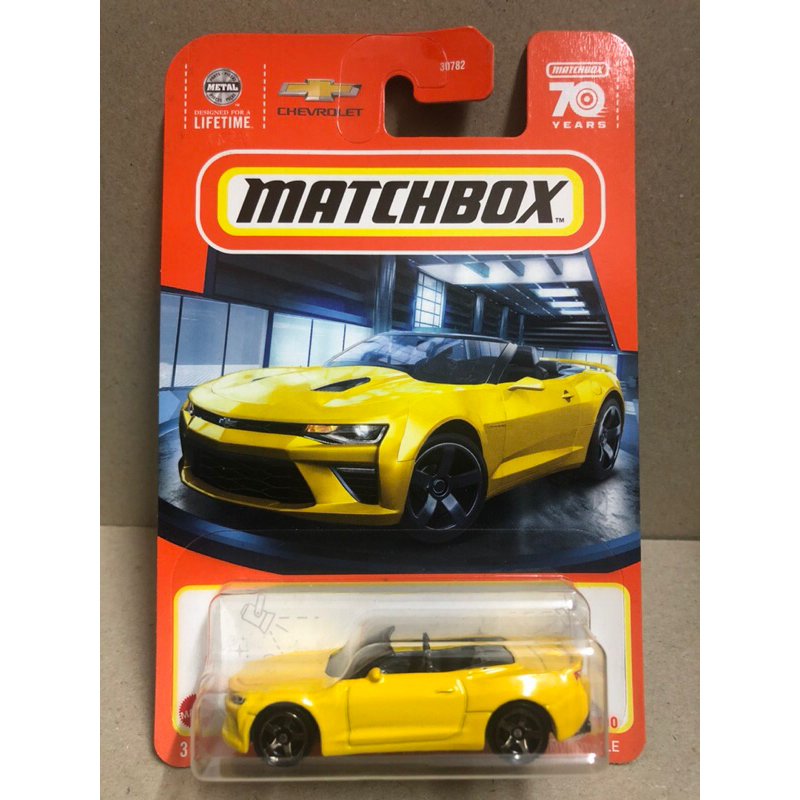 Matchbox 16 Chevy Camaro Convertible - Yellow | Shopee Malaysia