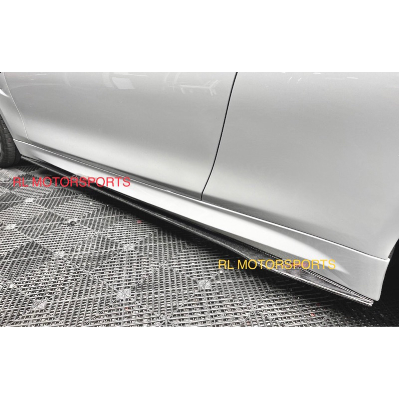 BMW F80 F82 M4 M performance PSM style carbon fiber side skirt lip ...