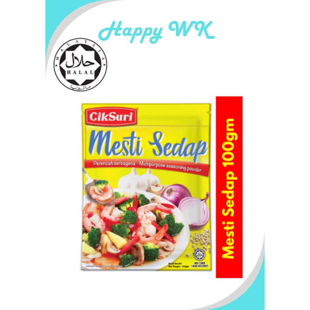 CIK SURI (100G) Perencah Serbaguna Mesti Sedap~Multipurpose Seasoning ...