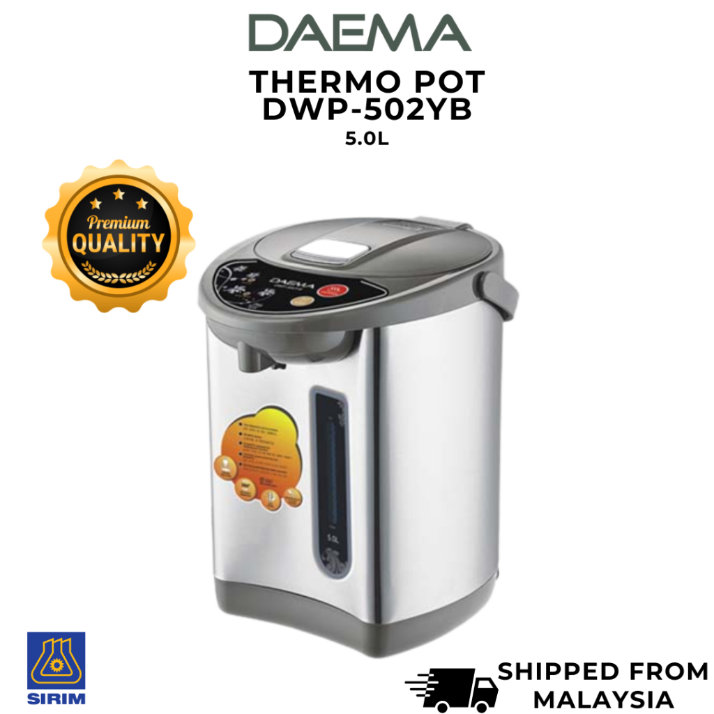 DAEMA 5.0L THERMO POT DWP-502YB | Shopee Malaysia
