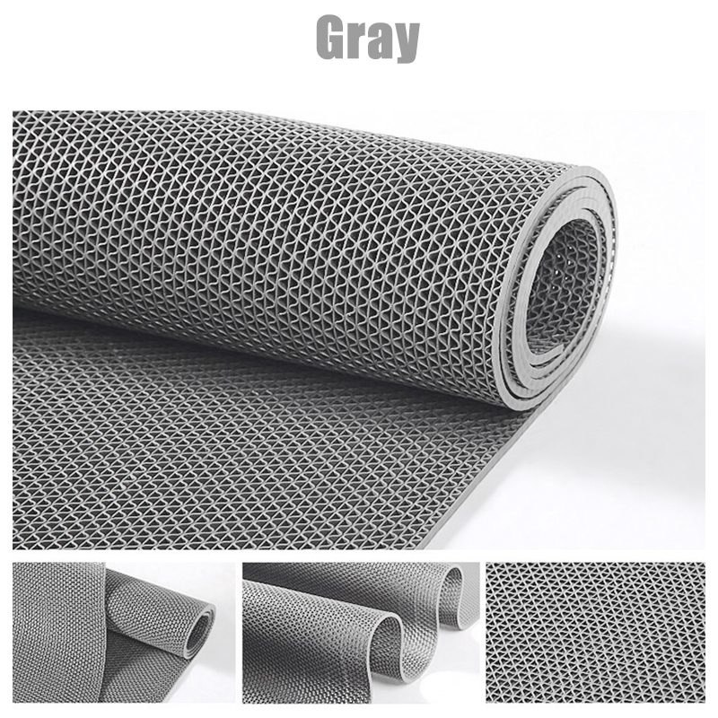 Soft Anti Slip Splicing PVC Rubber Mat Bathroom Kitchen Floor Mat Non ...