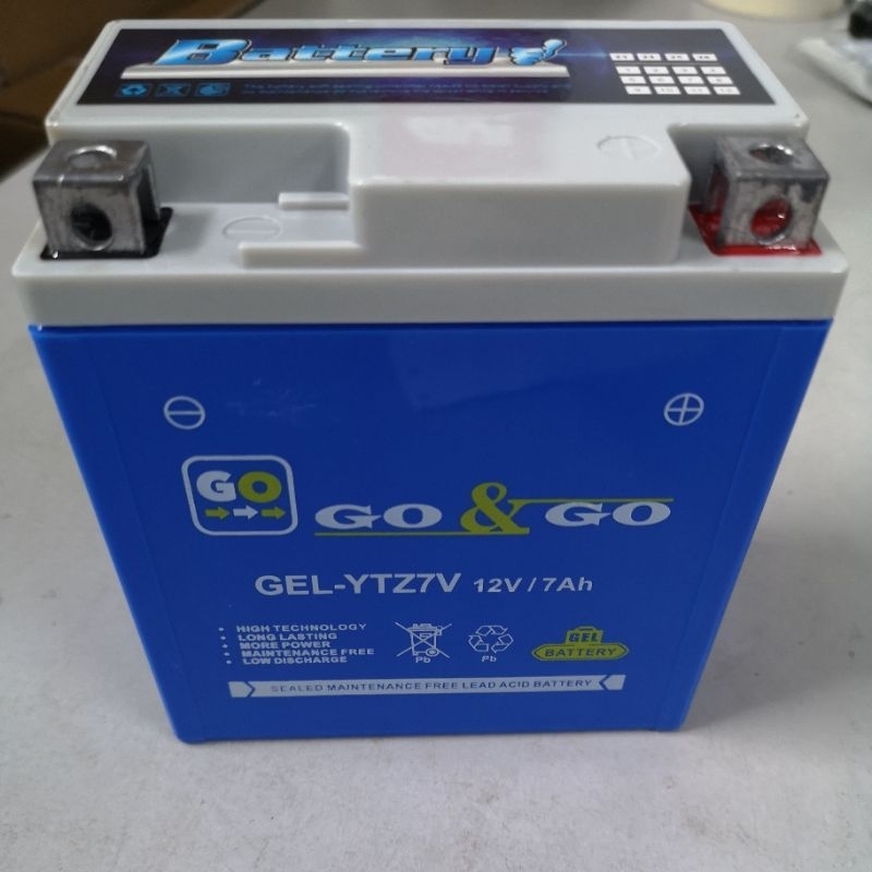 BATTERY YTZ7V / YTZ7V-BS 100% ORIGINAL BRAND GO&GO HIGH QUALITY ...