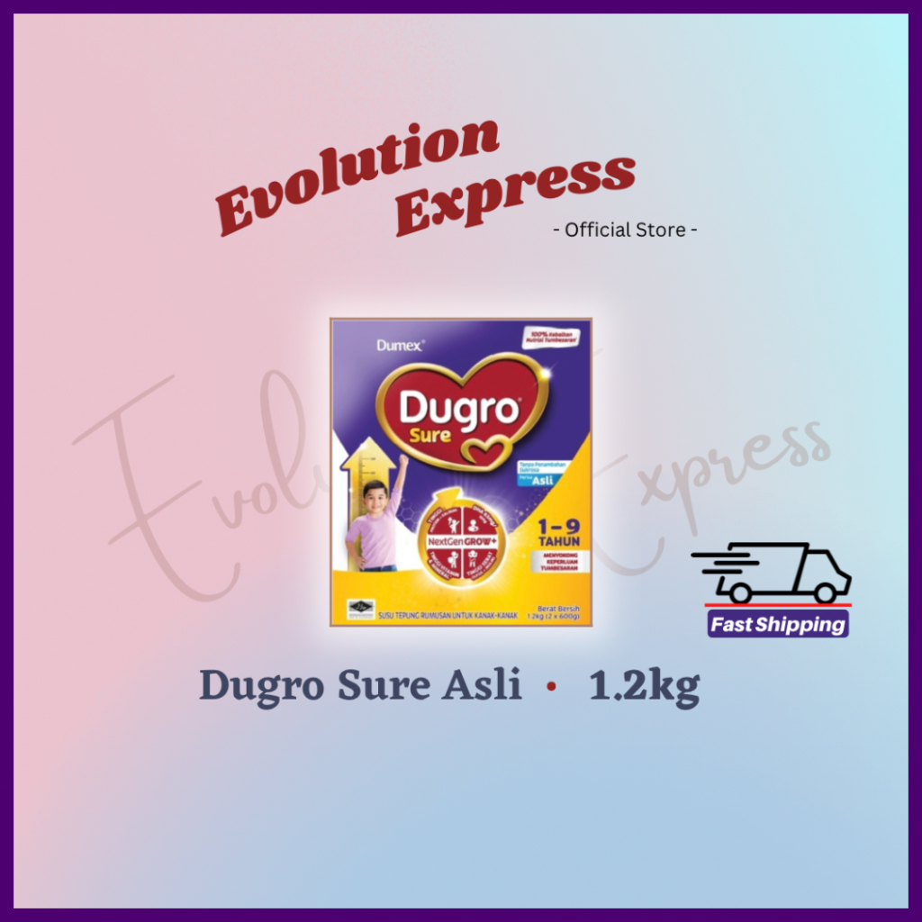 Dumex Dugro Sure Millk Powder 1.2kg / 600g | Formula Susu Kanak-Kanak ...