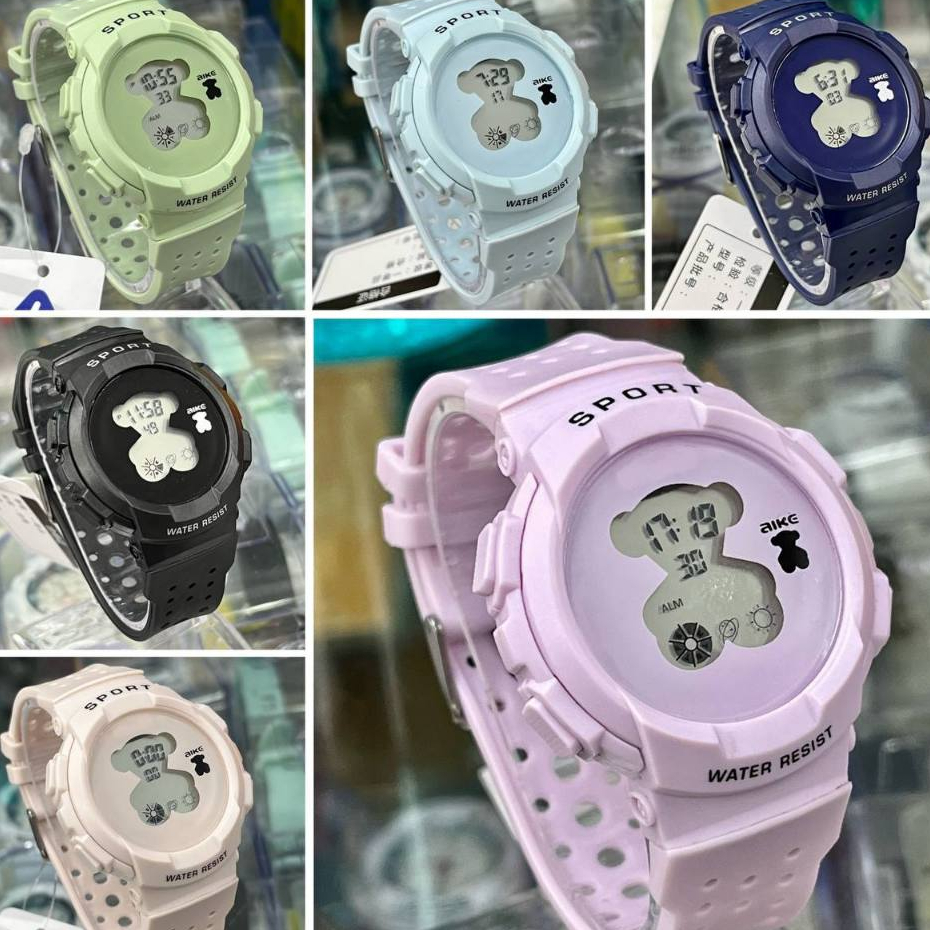 JAM TANGAN DIGITAL AIKE 523 WATERPROOF SPORTS NEW WATCH | Shopee Malaysia
