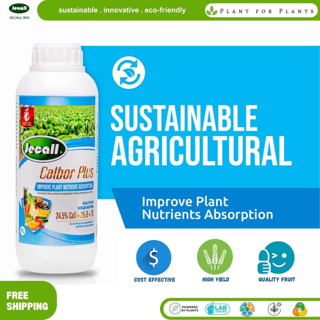 Jecall-Bio Calbor Plus 1L High Calcium Boron Foliar Fertilizer / Foliar ...