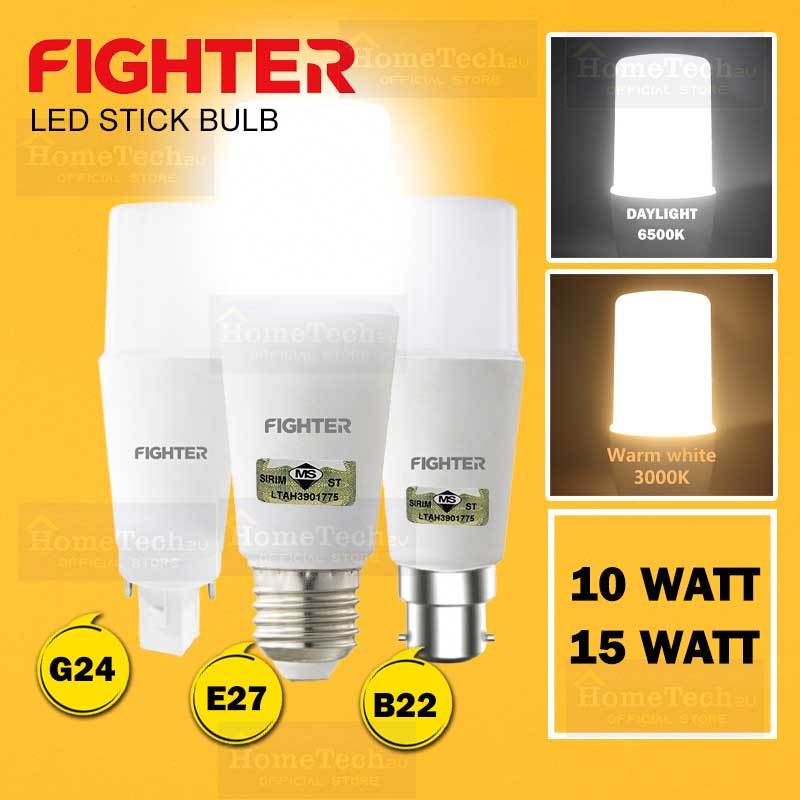 FIGHTER 10W 15W LED STICK BULB BC22 E27 PLC LED BULB LAMP SCREW PIN DOWNLIGHT WHITE DAYLIGHT ...