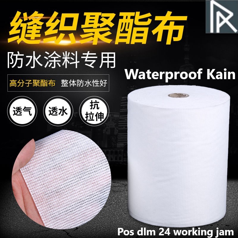 PA Premium 1m Lebar Sewing Polyester Cloth Waterproof Cloth Coating Non ...