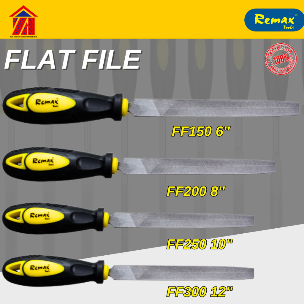 L MALL REMAX FLAT FILE METAL File Flat Shape Kikir Besi Craft Working ...