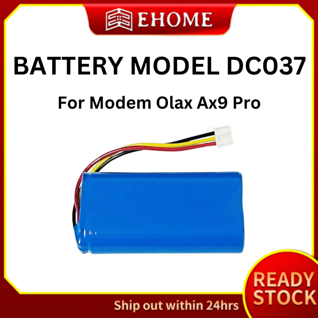 Rechargeable Li-ion Battery Model DC037 For Modem OLAX AX9 Pro | Shopee ...