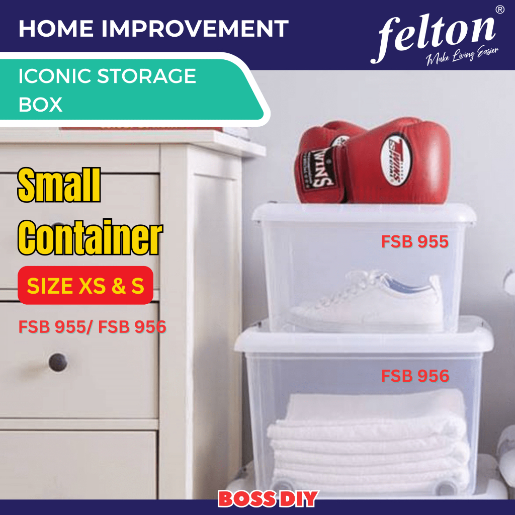 FELTON Stackable Iconic Storage Box Small Storage Box FSB955/ FSB956 ...