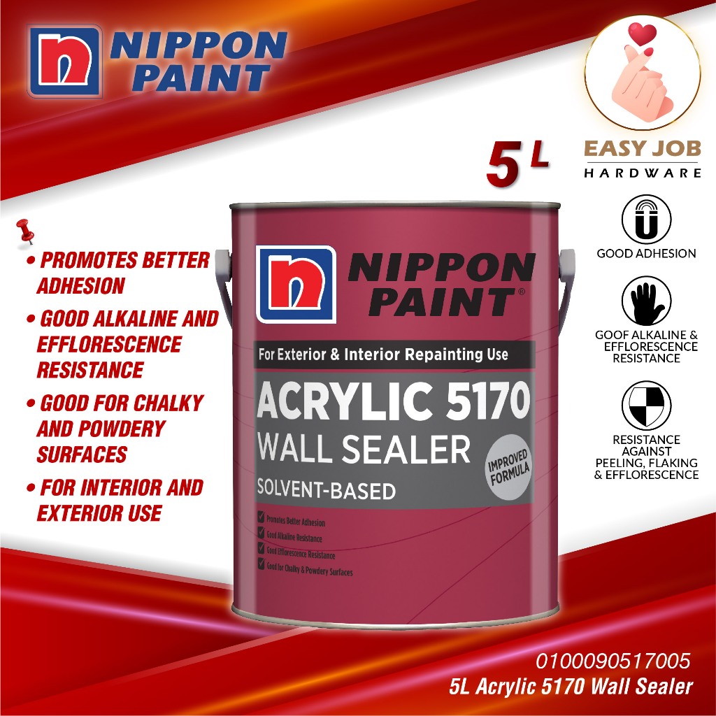 5L Nippon Paint 5170 Wall Sealer | Shopee Malaysia