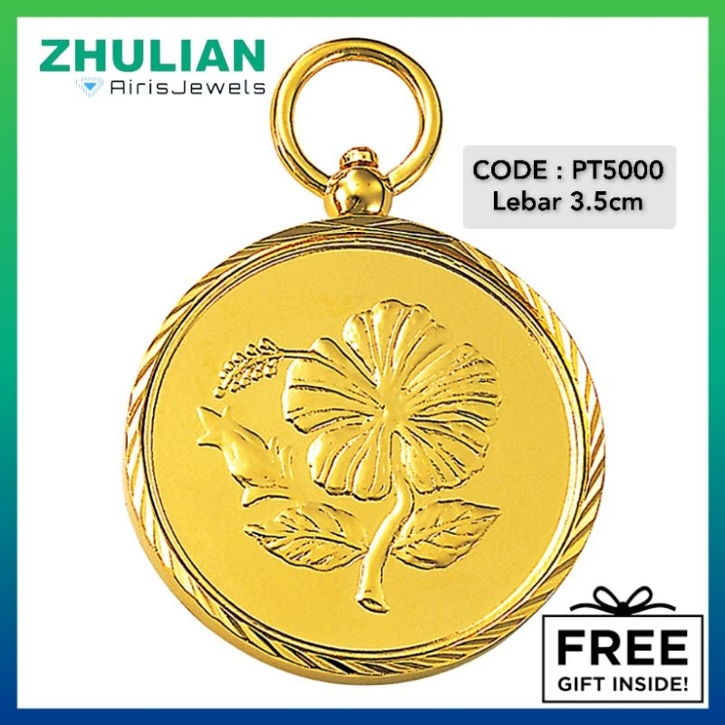 ZHULIAN Loket Syiling - Gold Plated | Shopee Malaysia