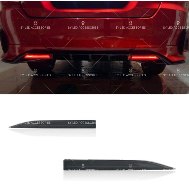 VIOS ATIV 2023 2024 REAR BUMPER LIGHT REFLECTOR RUNNING SIGNAL LED🔥 ...