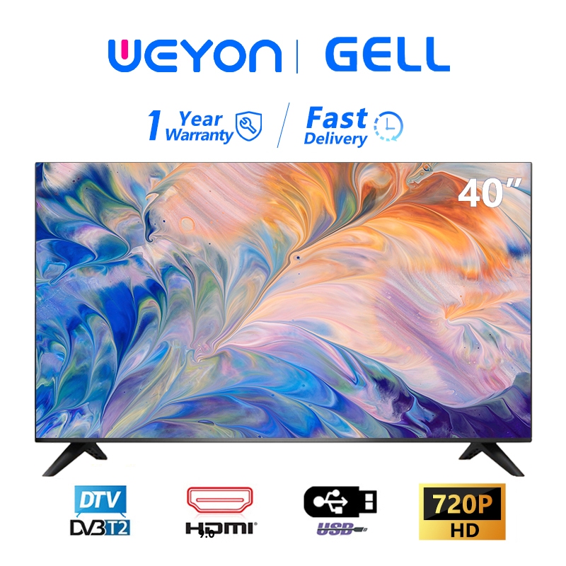 GELL Sakura LED TV 32/40 inch Digital FHD LED Murah TV MYTV DVB-T2 ...