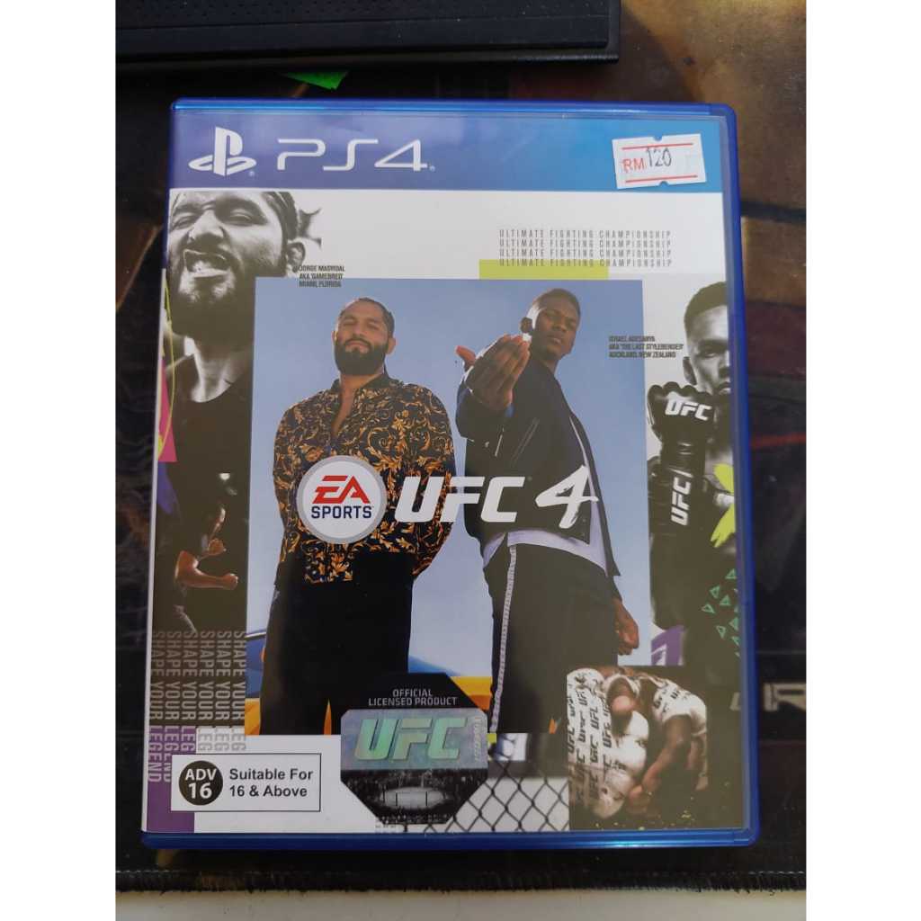 Used Game Ps4 Cd Game Ufc 4 Shopee Malaysia