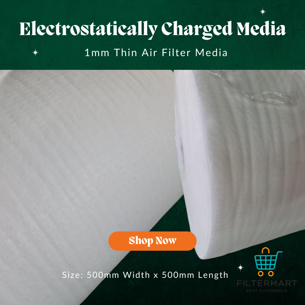 [READY STOCK] ELECTROSTATIC FILTER MEDIA, THIN LAYER, SYNTHETIC MEDIA ...