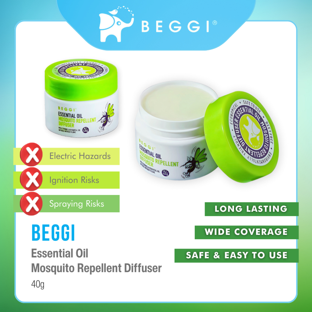 BEGGI Essential Oil Mosquito Repellent Diffuser Essential Oil Aroma ...