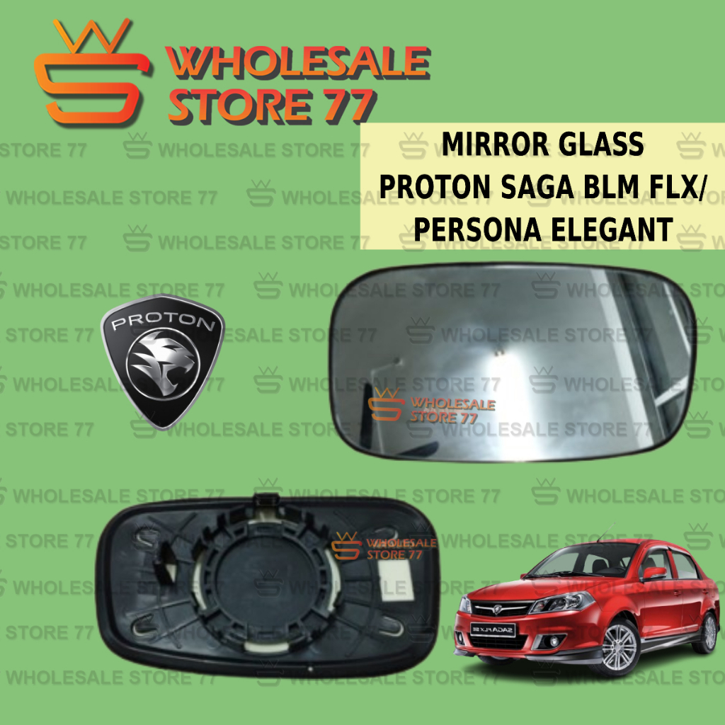 SIDE MIRROR GLASS COVER SIDE MIRROR CERMIN PROTON SAGA BLM FLX / PROTON ...