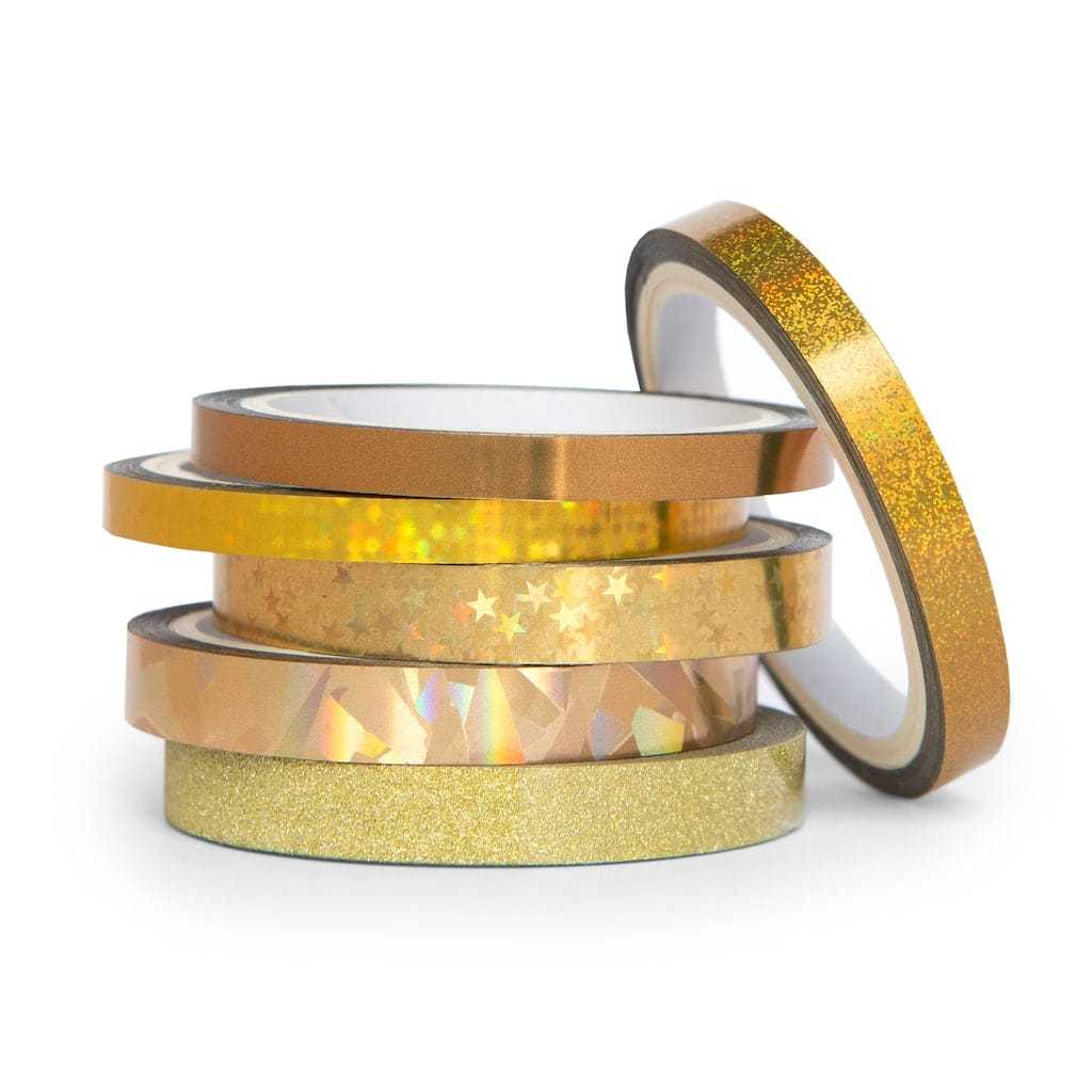 1.5CM x 50M Plain Gold Tape | Shopee Malaysia