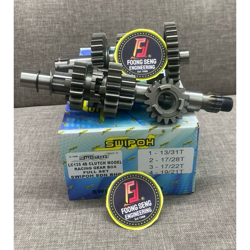 NEW ASD RACING LC LC135 4S AUTO / CLUTCH ES RACING GEAR BOX FULL SET ...