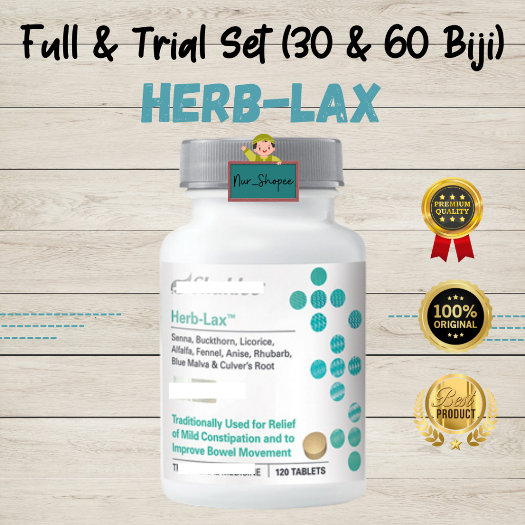HERB-LAX (120 Biji) Full & Trial Set (30/60 Biji) | Shopee Malaysia