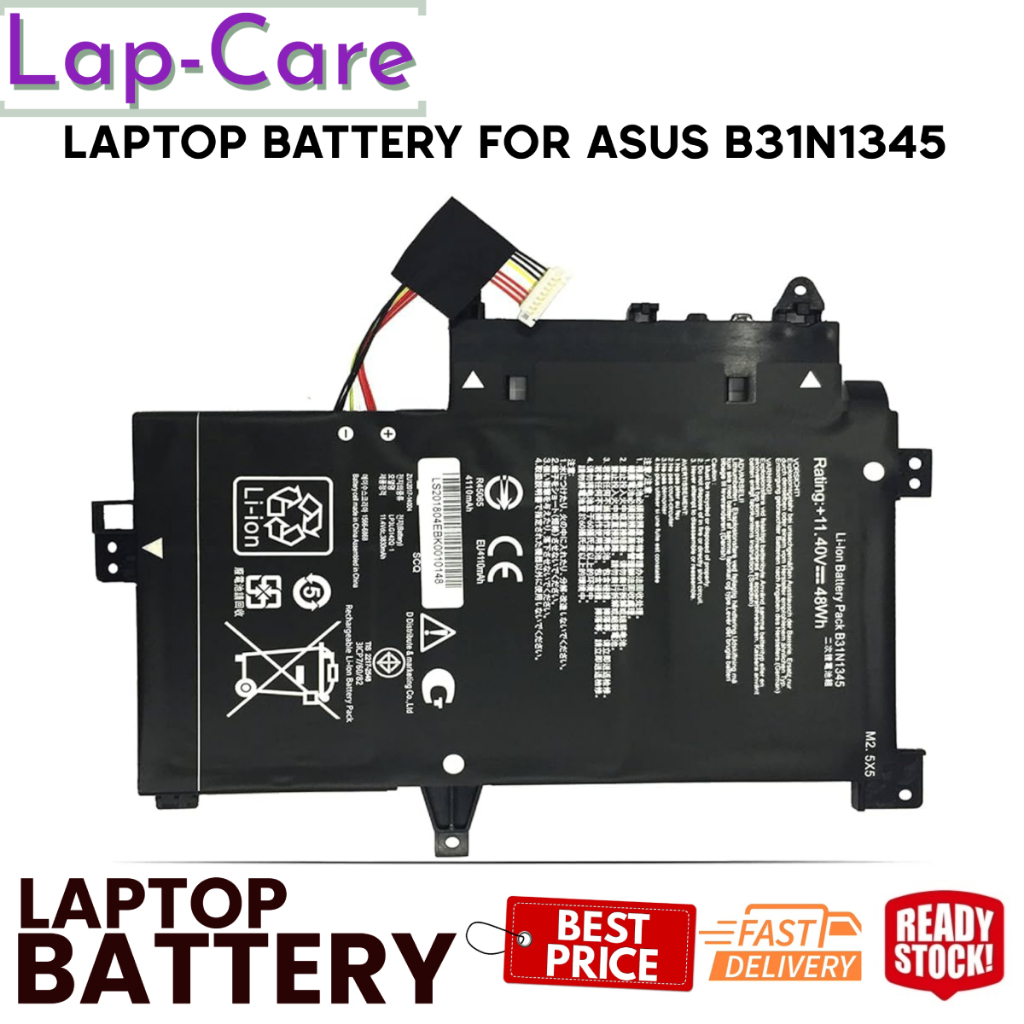 Asus B31N1345 TP500 TP500L TP500LN TP500LA ORG INTERNAL Laptop Battery ...