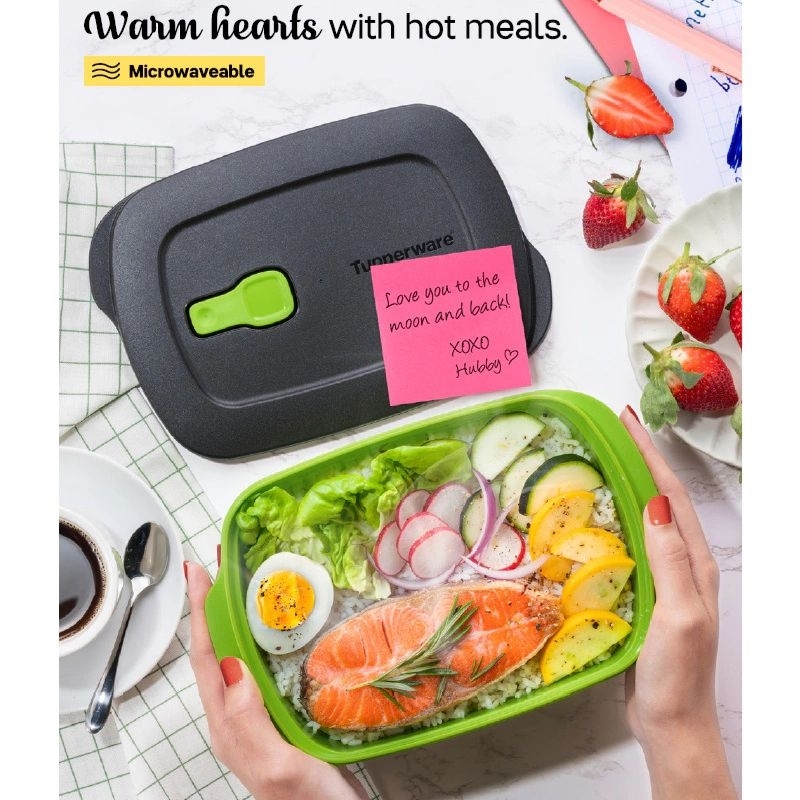 💥((🔥Offer Offer🔥))💥Tupperware Rehetable Divided Lunch Box 1.25L ...