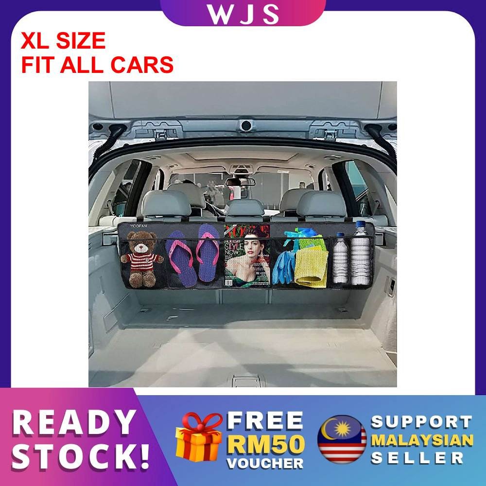 🇲🇾FREE RM50 VOUCHER🎁 MLQ Extra Large Car Boot Organizer Pocket Netting ...