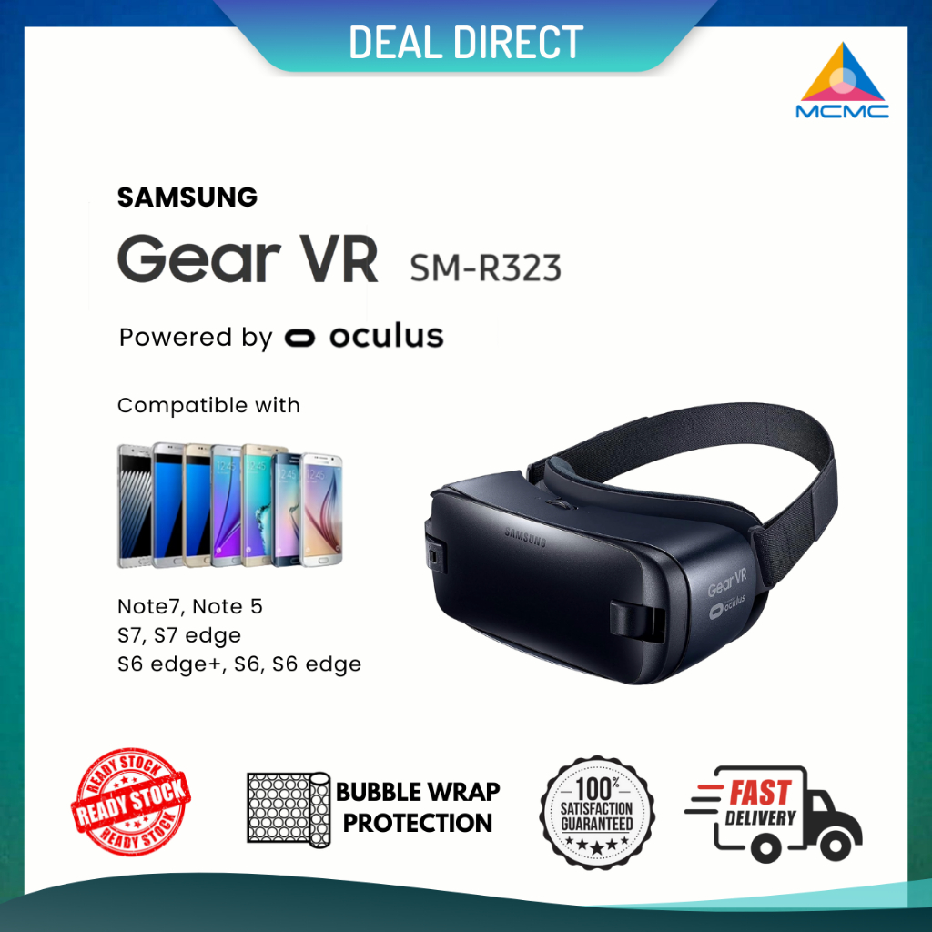 Samsung Gear Vr Box 2016 R323 Virtual Reality Video Game Goggle