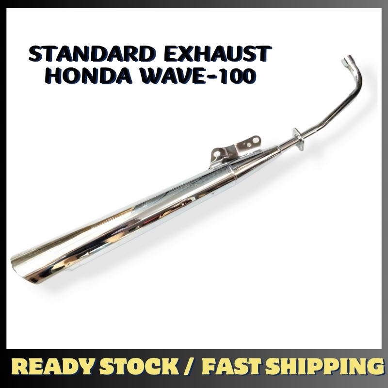 HONDA WAVE100 W100 WAVE 100 STANDARD MUFFLER EXHAUST STD EKZOS PIPE ...