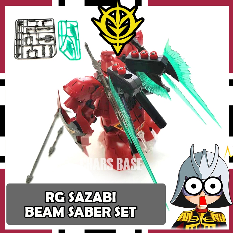HG RG SAZABI BEAM SABER WEAPON SET | Shopee Malaysia