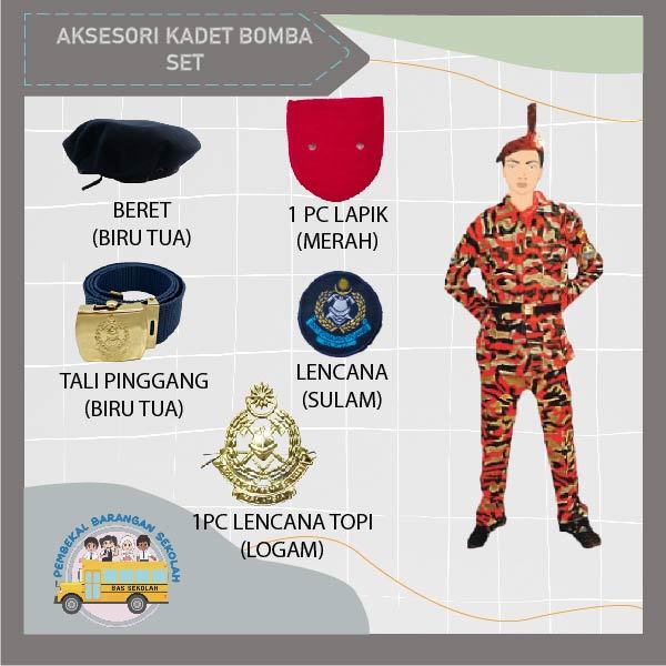 ACCESSORIES KADET BOMBA / KADET BOMBA AKSESORI SET / LENCANA KADET ...