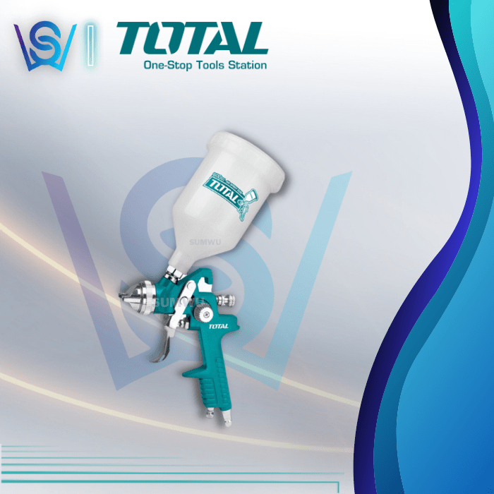 TOTAL HVLP Heavy Duty Air Spray Gun 600cc, 1.5mm Nozzle, 1/4″ inlet ...
