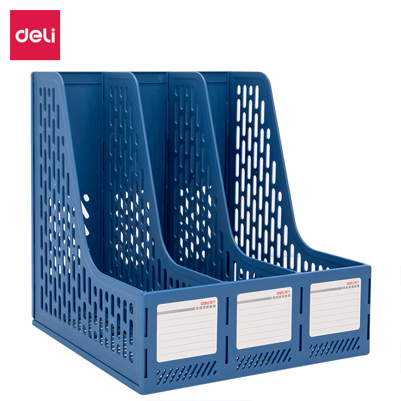 Deli Magazine File Document Organizer Rak Box Desk Storage 78997 ...