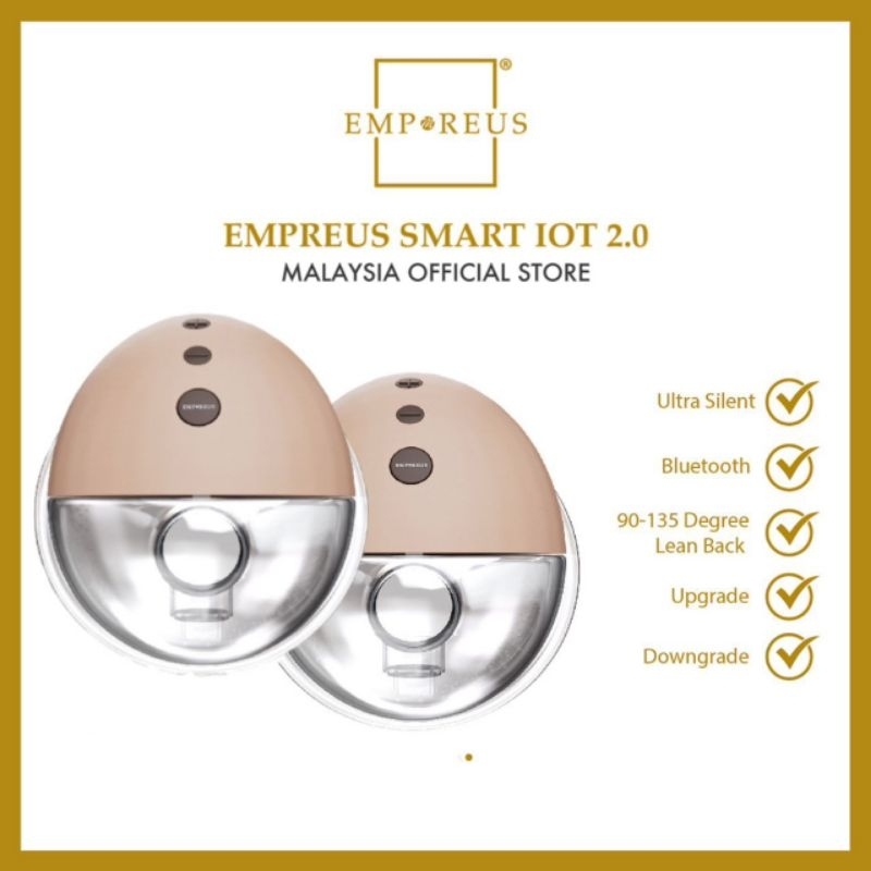 (OFFICAL STORE) EMP.REUS/EMPREUS SMART IOT 2.0 WEARABLE BREAST PUMP (27 ...