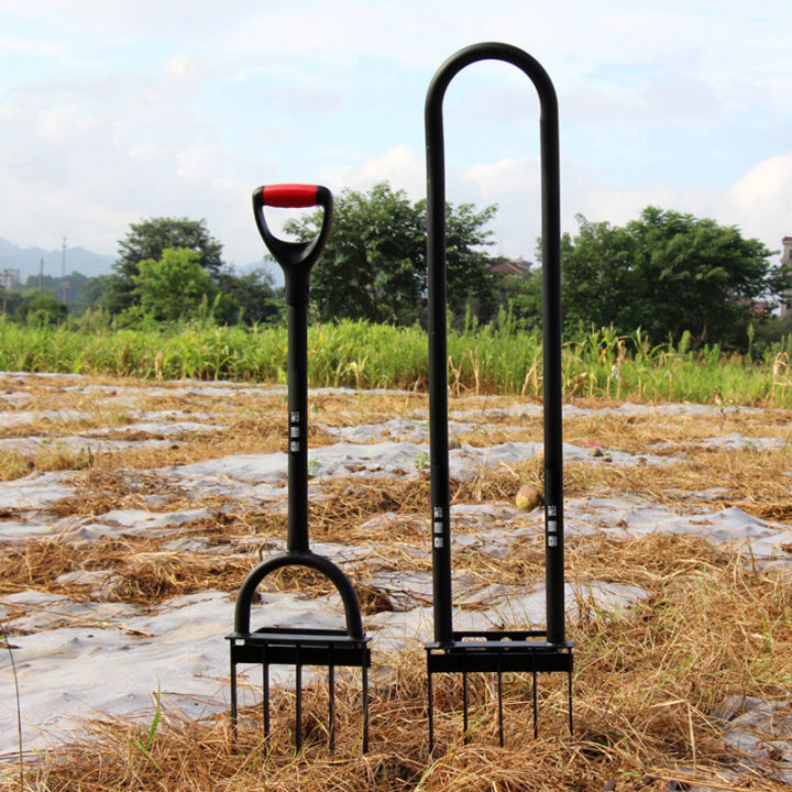 MKR GARDENING Digging Fork (5 Teeth) Gardening Tools Soil Loosening ...