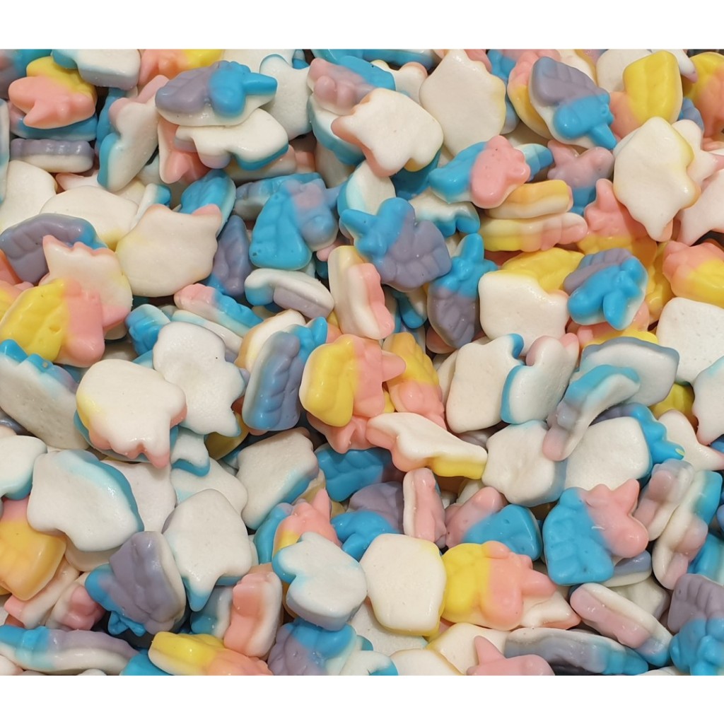 [75g/100g/250g] HALAL Turkey Sour Gummy Gummy Unicorn Mix 水果独角兽软糖 ...