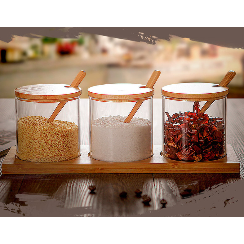 BO.EN Glass Seasoning spice jar / Bekas Bottle / Bekas Garam Msg Gula ...