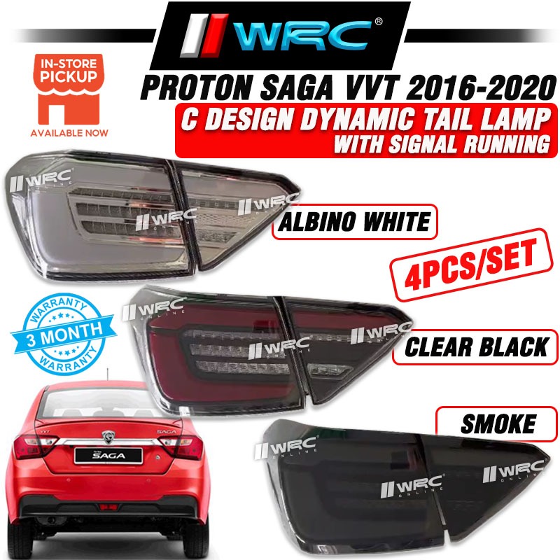 Proton Saga VVT 2016 - 2025 C Design Dynamic Tail Lamp With Signal ...
