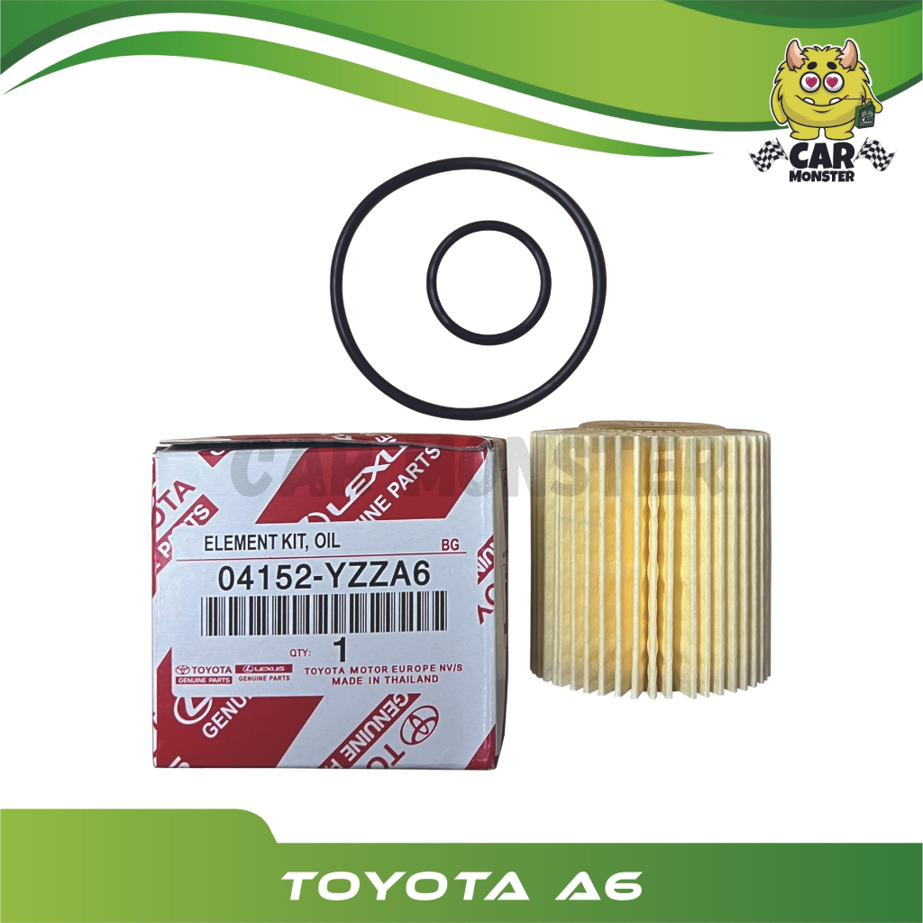 GENUINE Toyota Oil Filter A6 04152-YZZA6 Wish Altis Vios Alphard Camry ...